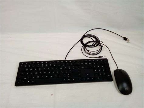 Hp 310 Black Wired Keyboard Mouse Combo Dutch Goat