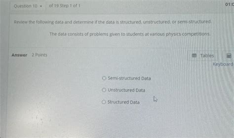 Solved Review The Following Data And Determine If The Data
