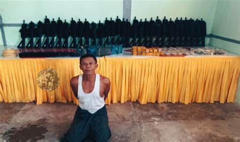 ဒိုက်ဦးမြို့နယ်၊ အလယ်ခင်ကျေးရွာမှ Nug Pdf အကြမ်းဖက်အဖွဲ့၏ လက်နက် ခဲယမ်း အမြောက်အများ ဖမ်းဆီးရမိ