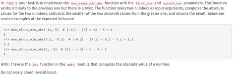 Solved In Todo 5 Your Task Is To Implement The