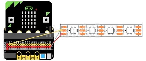 Free Vectors Microbit Connecting To Led Strip