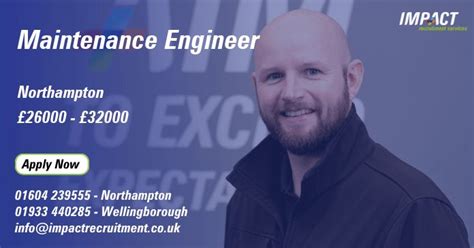 Joshua Hacker Certrp Bsc On Linkedin Maintenance Engineer Recruiting For Northamptonshire