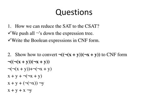 Ppt Restricted Satisfiability Sat Problem Powerpoint Presentation