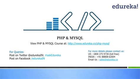 webinar php and mysql server side scripting language for web