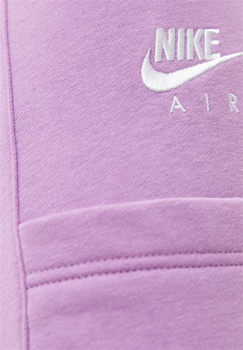 Брюки спортивные Nike W Nsw Air Pant Flc Mr цвет фиолетовый