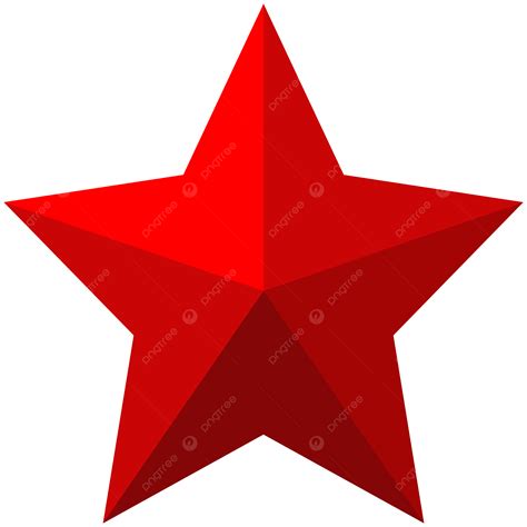 Hình ảnh Ngôi Sao đỏ Nền Trắng Png Sao Đỏ Ngôi Sao Ngôi Sao 3d Png