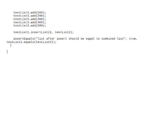 Solved Make A Java File Called Linkedintlist You Will Be
