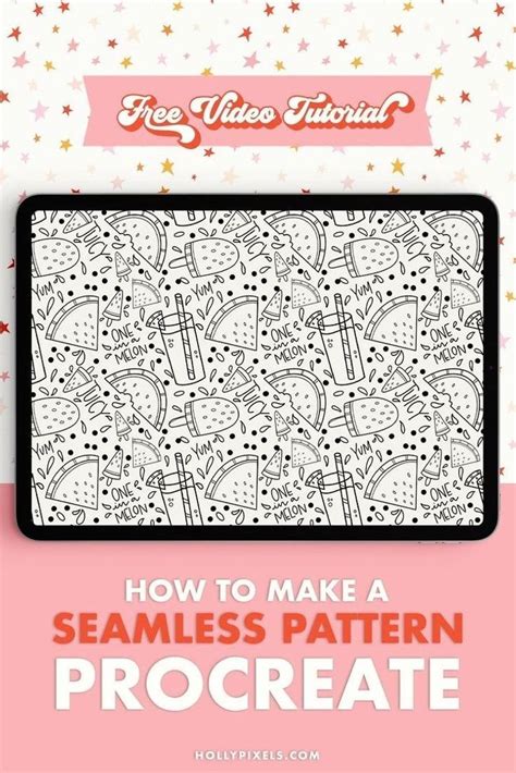 How To Make A Repeat Seamless Pattern In Procreate Surface Pattern