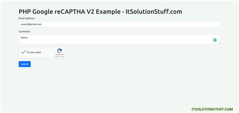 Php Google Recaptcha V Example Tutorial Itsolutionstuff