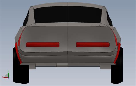 谢尔比福特野马1969年solidworks 2015模型图纸免费下载 懒石网