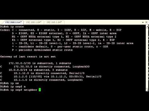 Chapter 3 Lab 3 3 OSPF Virtual Links And Area Summarization Step 2