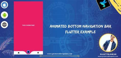 Flutter UI UX Animated Curved Navigation Bar Library Flutter Examples