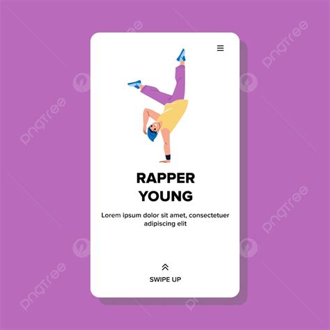 Rapper Young Boy Dancing Hip Hop Dance Vector Template Download On Pngtree