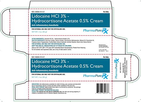 Lidocaine And Hydrocortisone Cream Fda Prescribing Information Side Effects And Uses