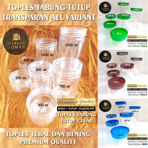 Jual TOPLES TABUNG TUTUP TRANSPARAN TOPLES TABUNG TUTUP BENING TOPLES TABUNG MINIMAL 8PC