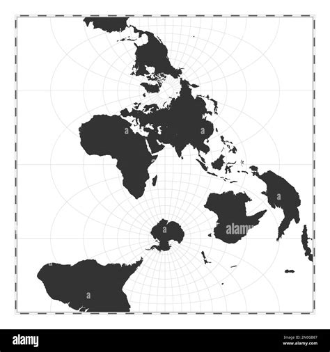 Mercator Projection Black And White
