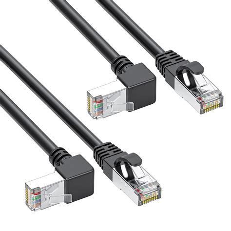 10ft Cat6 Shielded Ethernet Patch Cable 90 Degree Nepal Ubuy