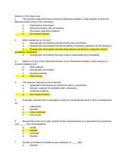 Understanding Business Analytics Data Analysis Decision Making Course Hero