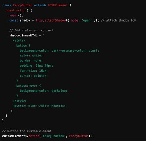 Shadow Dom Building Perfectly Encapsulated Web Components Dev Community