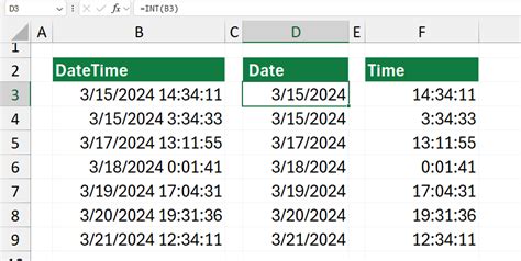 How To Separate Date And Time In Different Columns Excel Bootcamp