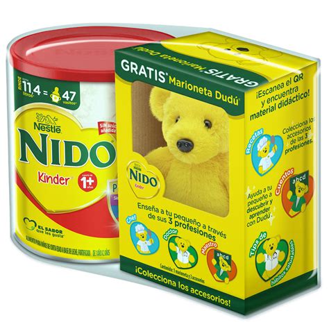 Nido Kinder Leche En Polvo 1 Osito Dudu Bote C 1 6 Kg Farmatodo En Linea