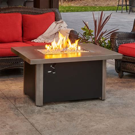 Caden Rectangular Gas Fire Pit Table Available Inventory 159900