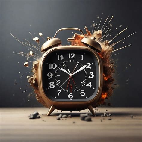 Premium Photo A Simple Alarm Clock