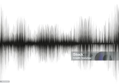 지진 파 낮은 전과 Hight 리히터 규모 백서 배경 오디오 웨이브 다이어그램 개념 교육 및 과학 벡터 일러스트 레이 션에 대