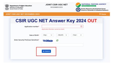 Csir Ugc Net December 2023 Answer Key Objection Window Closes Today At