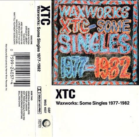 Xtc Waxworks Some Singles 1977 1982 Cassette Etsy