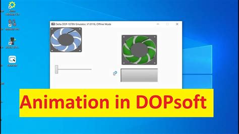 Animation In Dopsoft Delta Hmi Plc Youtube