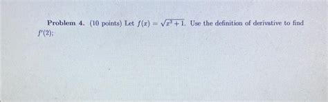 solved problem 3 8 points given function
