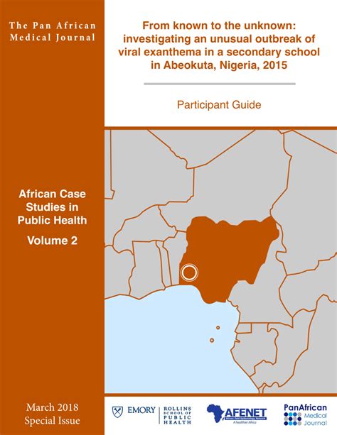 Pdf From Known To The Unknown Investigating An Unusual Outbreak Of Viral Exanthema In A