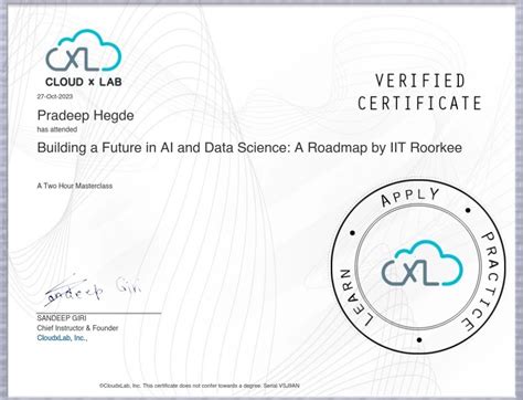 Pradeep Hegde On Linkedin I Am Excited To Share That I Have Attended The Masterclass Of Building A