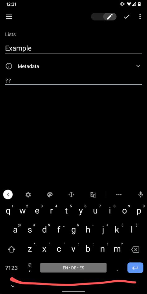 extra keyboard space for back button androidquestions