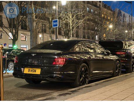 ‎٩‎ ‎ن س ھ‎ 9 Hsn Bentley Flying Spur License Plate Of Saudi Arabia