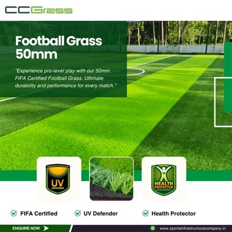 Polypropylene Matte Football Fifa Approved Tuff Grass At ₹ 52sq Ft In