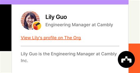 Lily Guo Engineering Manager At Cambly The Org