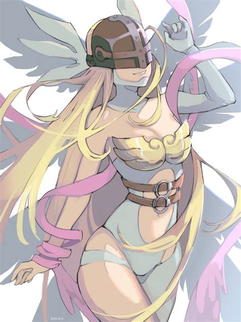 Angewomon Digimon Drawn By Milka Milk4ppl Danbooru