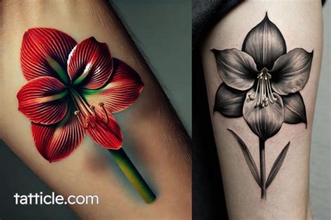 Amaryllis Tattoo Meaning Discover The Powerful Symbolism Behind This