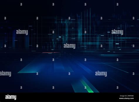 Graphical Abstract Digital Data Center With Binary Code Digital