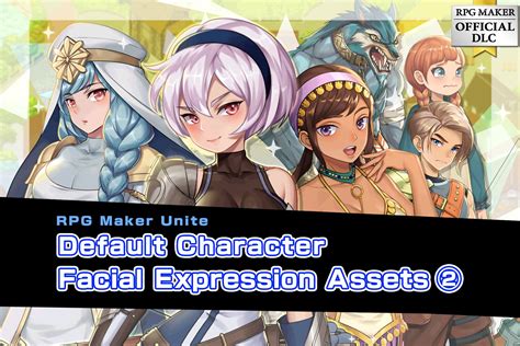 Rpg Maker Unite Default Character Facial Expression Assets2 2d Characters Unity Asset Store