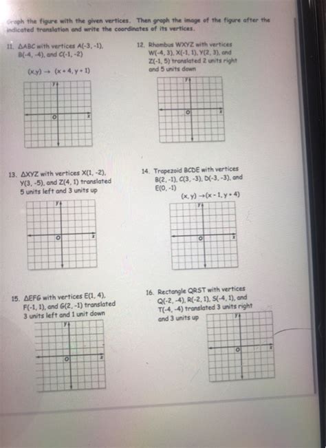 Solved Graph The Figure With The Given Vertices Then Graph