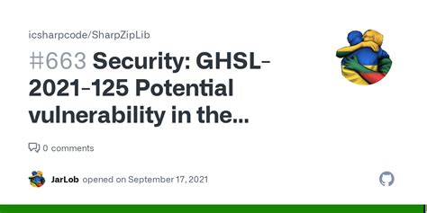 Security Ghsl Potential Vulnerability In The Project Issue Icsharpcode