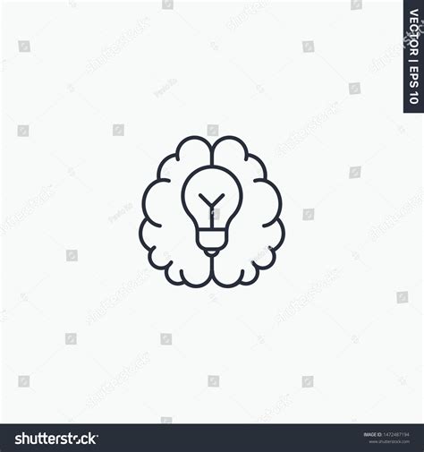 Idea Linear Style Sign Mobile Concept Stock Vector Royalty Free 1472487194 Shutterstock