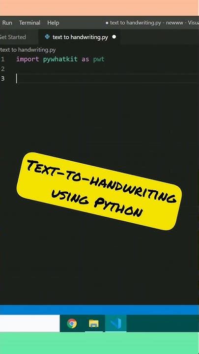 text to handwriting with python 😱 shorts python project youtube