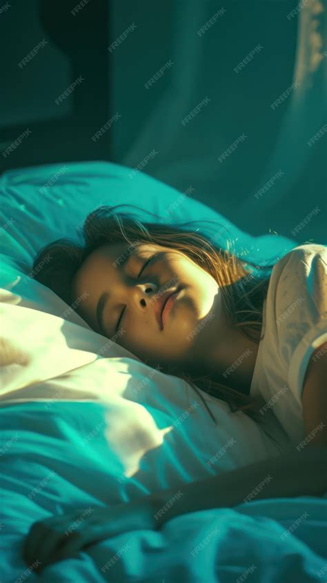 Premium Photo Young Girl Sleeping Peacefully In Sunlight