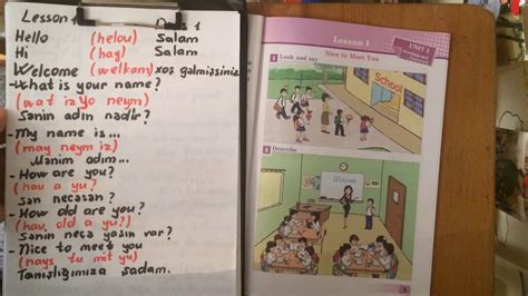 2 Ci Sinif Ingilis Dili Ders 1 Youtube