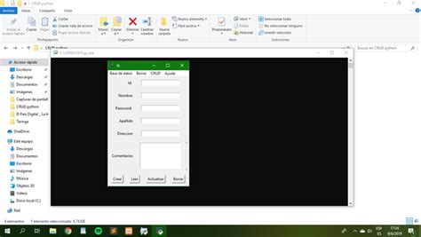 GitHub GabrielaVilaro CRUD Python SQLite3 CRUD bàsico con interfaz