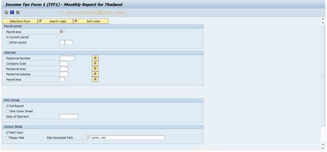 PC M CTXF SAP Tcode Run Tax Report For Income Tax Form